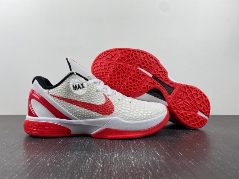 Nike Kobe 6 Protro White Red For Sale – The Sole Line